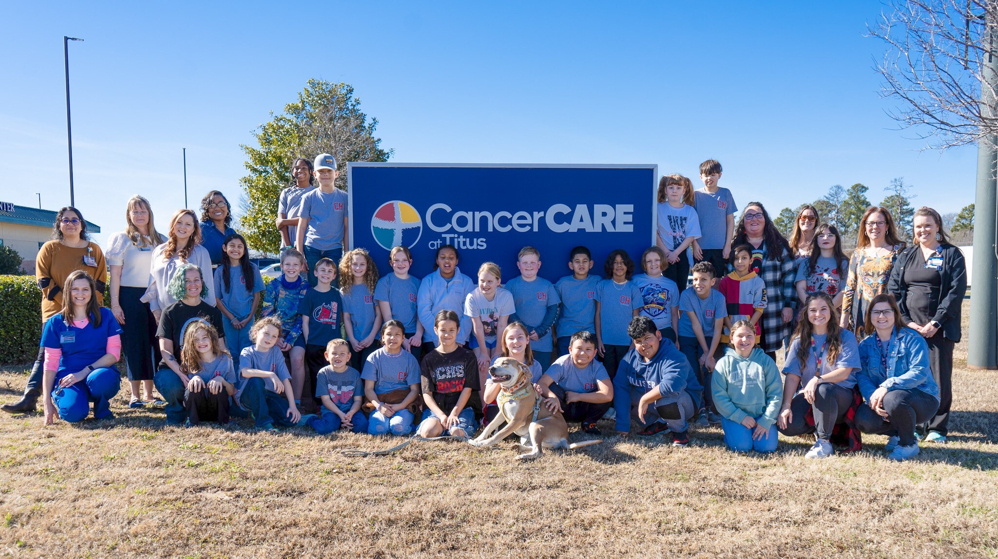 Chapel Hill Elementary Help Brighten CancerCare at Titus Rock Garden ...