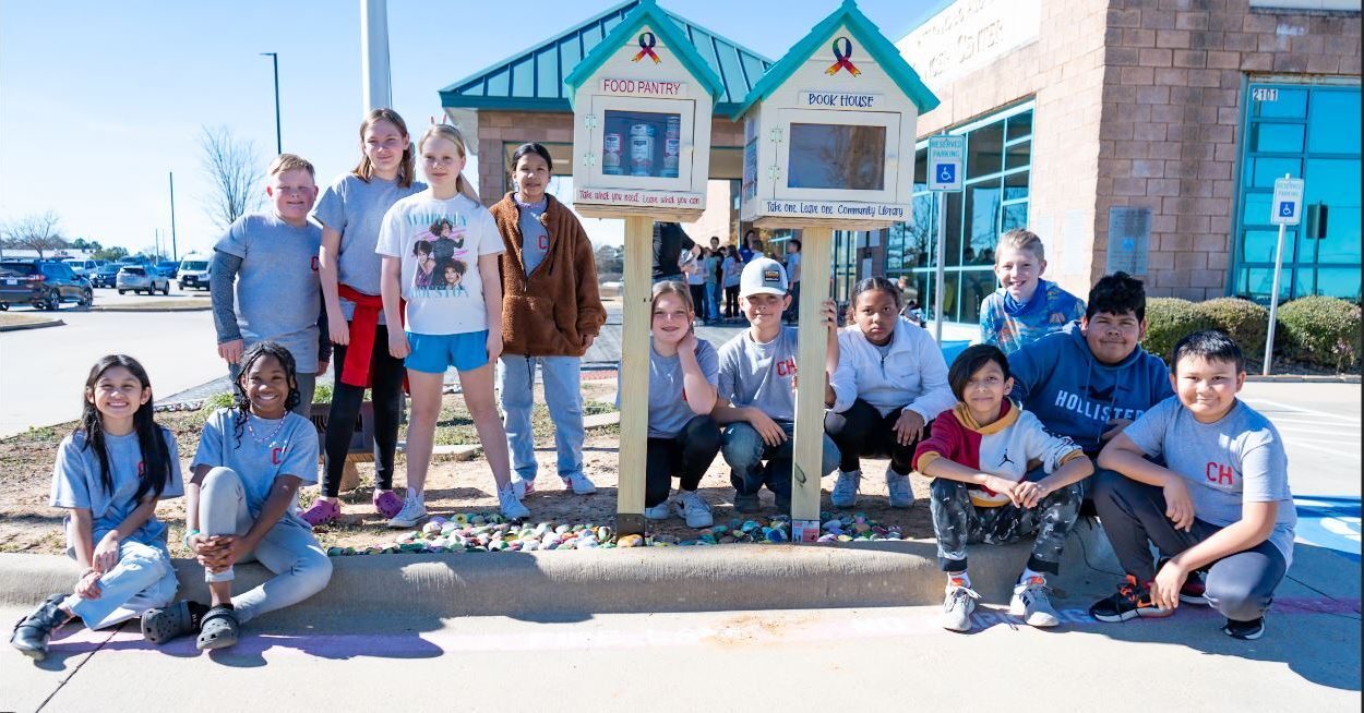 Chapel Hill Elementary Help Brighten CancerCare at Titus Rock Garden ...